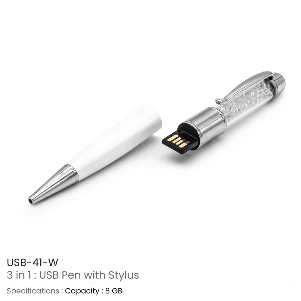 Crystal Pen USB | Stylus Pen with USB | Promo Pens | Promotional Gifts ...
